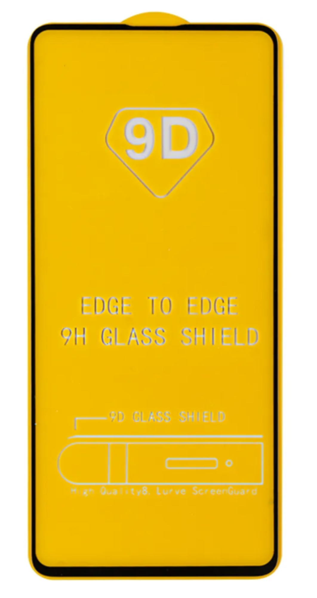 Защитное стекло на Samsung Galaxy A72 (4G/5G) /A71 /(Note 10 Lite/A81/M60S)/ M51, 9D, черный, X-CASE