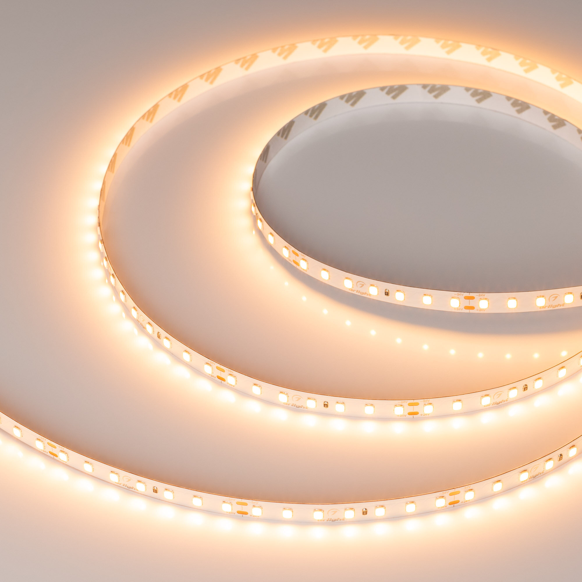 Лента светодиодная Arlight Лента UL-A112-8mm 24V Warm2400 (7 W/m, IP20, 5m) (Arlight, 7 лет), 5м