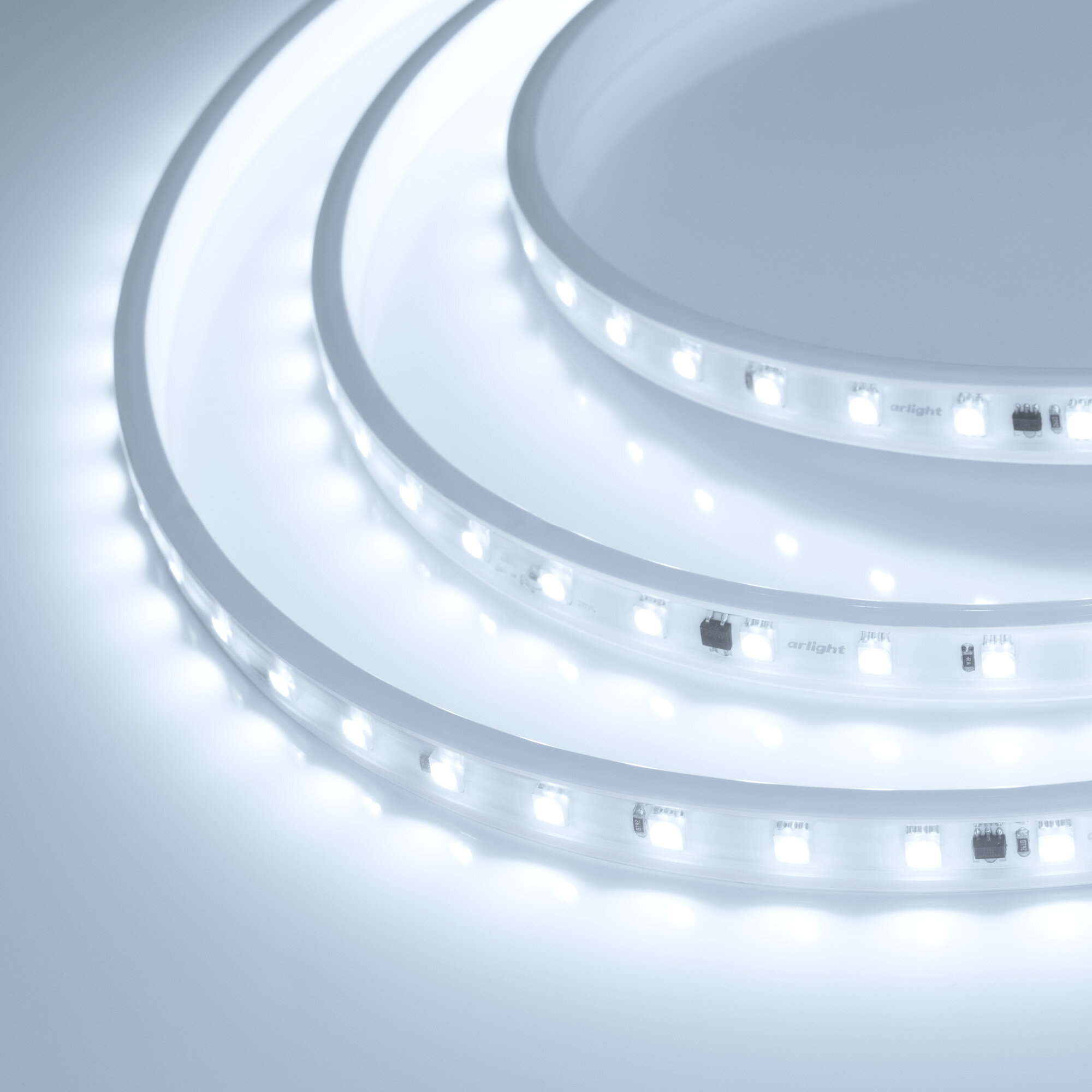 Светодиодная Лента герметичная ARL-PV-B54-15.5mm 230V White6000 (8 W/m, IP65, 5060, 50m) (Arlight, 8 Вт/м, IP65) 027056(2)