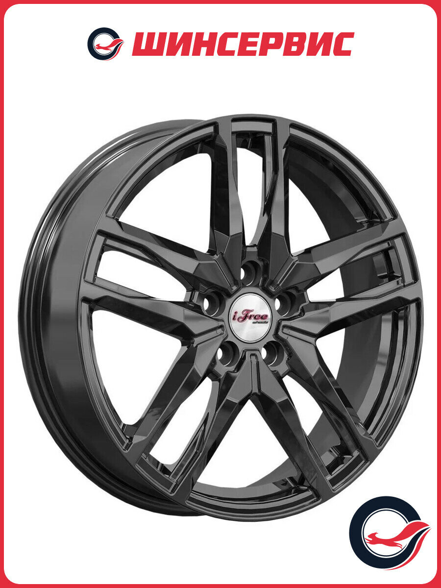 Литой колесный диск IFree Бомбей R18x6.5J 5x114.3 ET37 ЦО66.6 для автомобиля