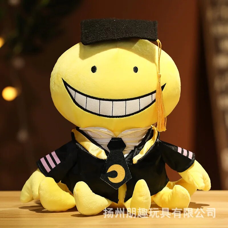 Плюшевая кукла Осьминог из "Убийцы класса" Bandai, Желтый YZ
