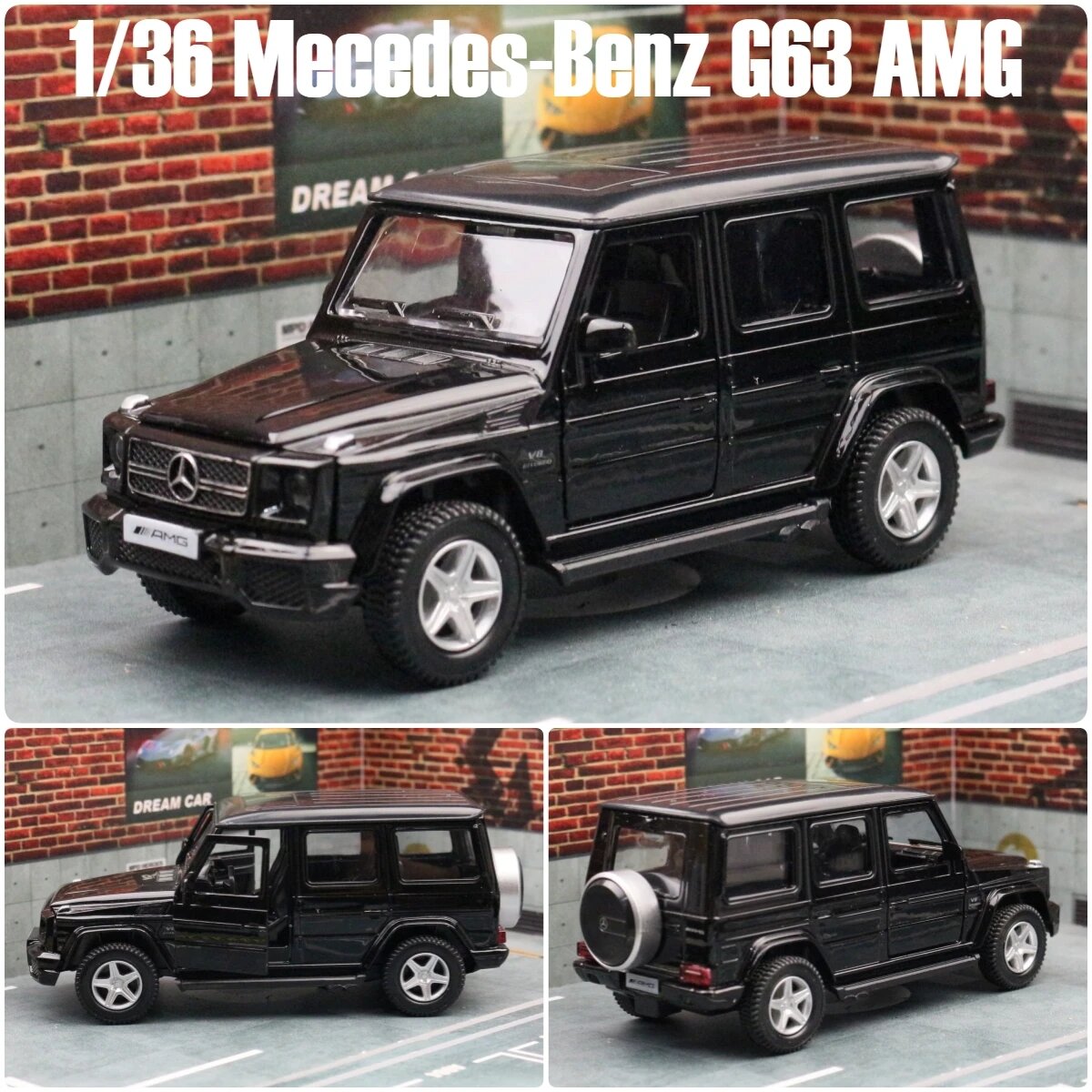 Mercedes-Benz G63 G-Class 1/36 металлическая модель автомобиля, розовый