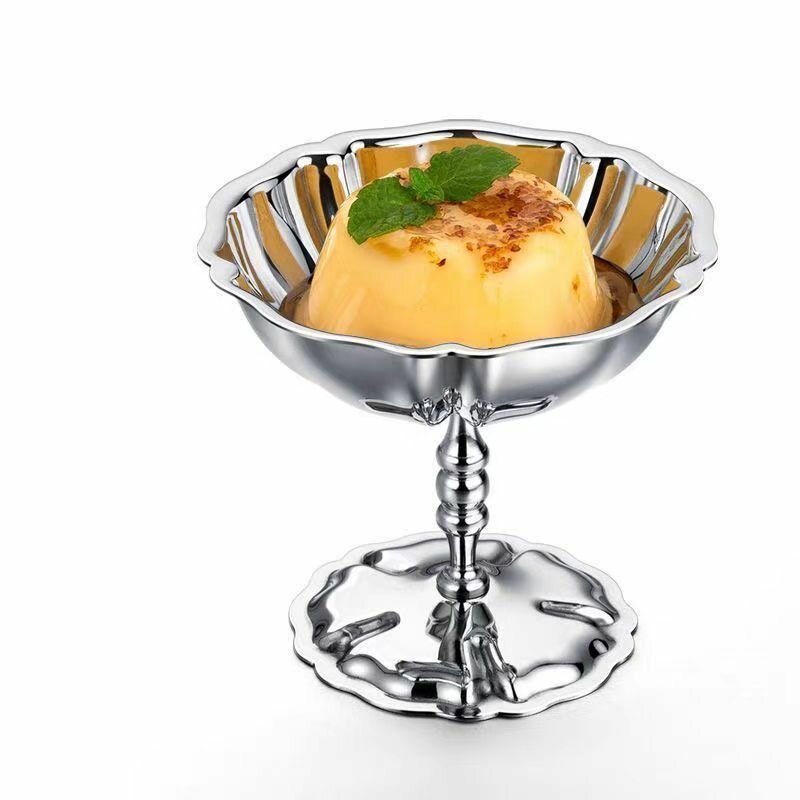 Креманка "Винтаж", нержавеющая сталь, серебристый, 10,5 см, 130мл
