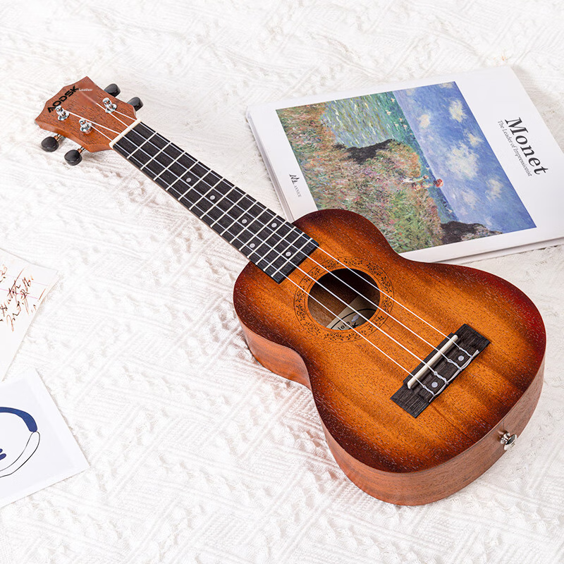 AODSK AUS-P06TSM Ukulele for Men, Women, Students And Children, Beginner 21-Inch Small Guitar, Sunset Color