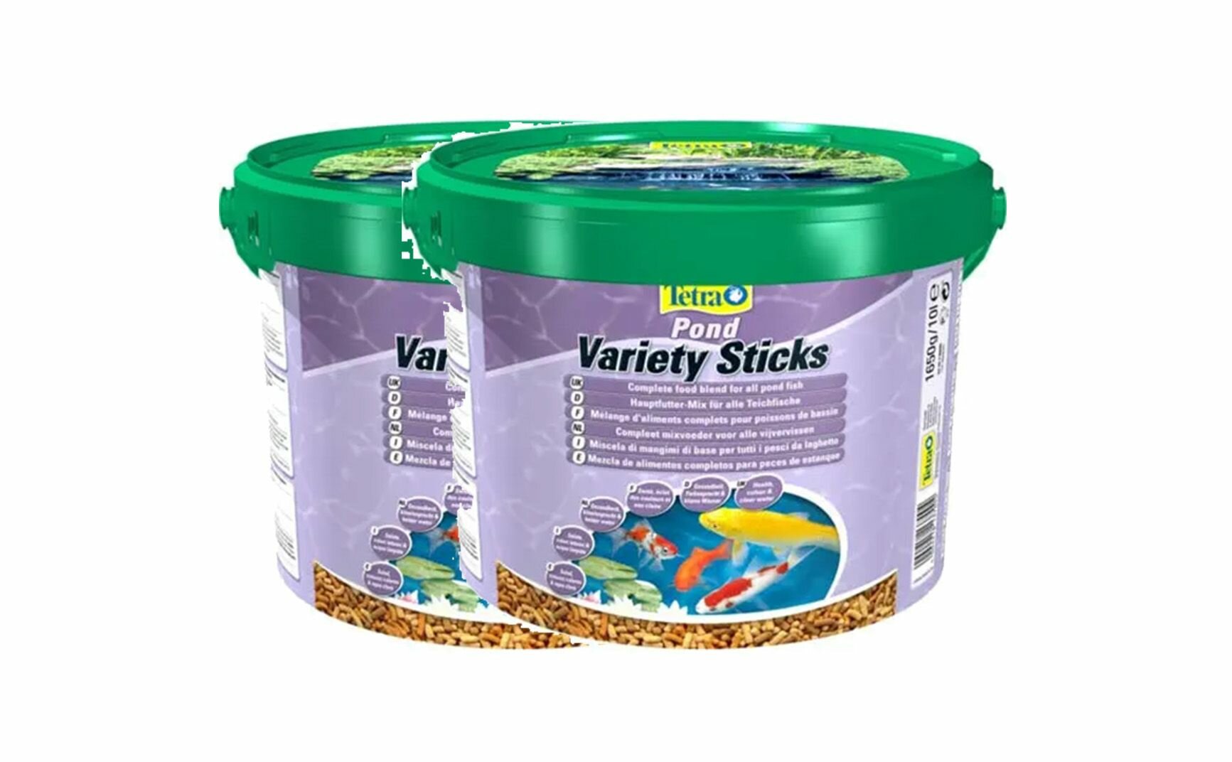 Tetra Pond Variety Sticks корм для прудовых рыб (3 вида палочек) 10 л х 2 шт.