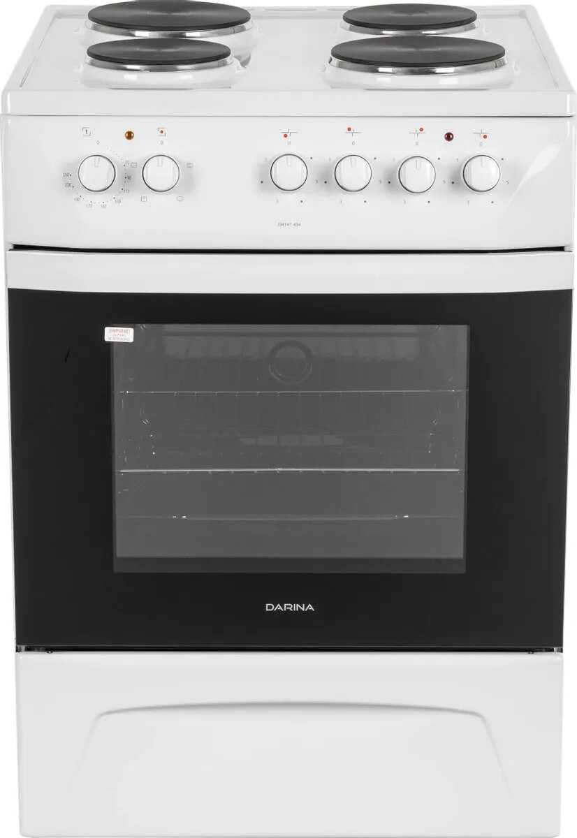 Электрическая плита DARINA EM 1D 141 404 AA, эмаль, 7000Вт, 4 конфорки