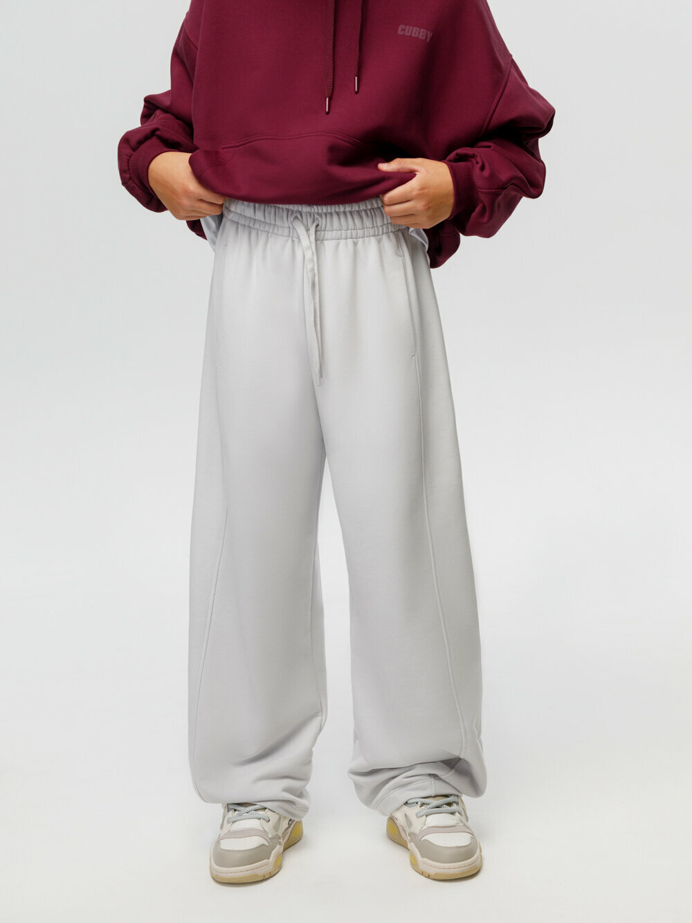 Брюки спортивные КБ 400894/светло-серый 4201