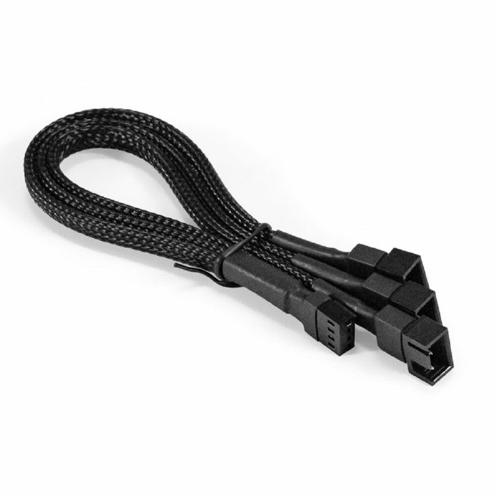 EXEGATE Переходник EX294792RUS Разветвитель питания с 4pin материнской платы на 3 корпусных вентилятора EX - CC - 4p3xF - 0.3 4pin F 3x4pinM 2 из них - 3 - контактный, 1 из них - 4 - контактный , 0,3м