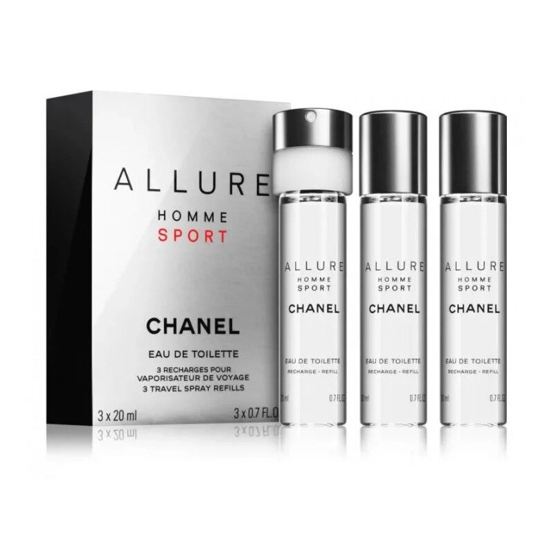 Набор для мужчин Chanel Allure Homme Sport туалетная вода 20 мл x 3 шт. / Шанель Аллюр Хом Спорт