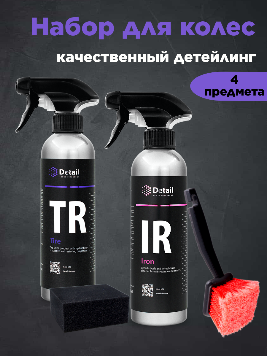 Набор для ухода за шинами и дисками