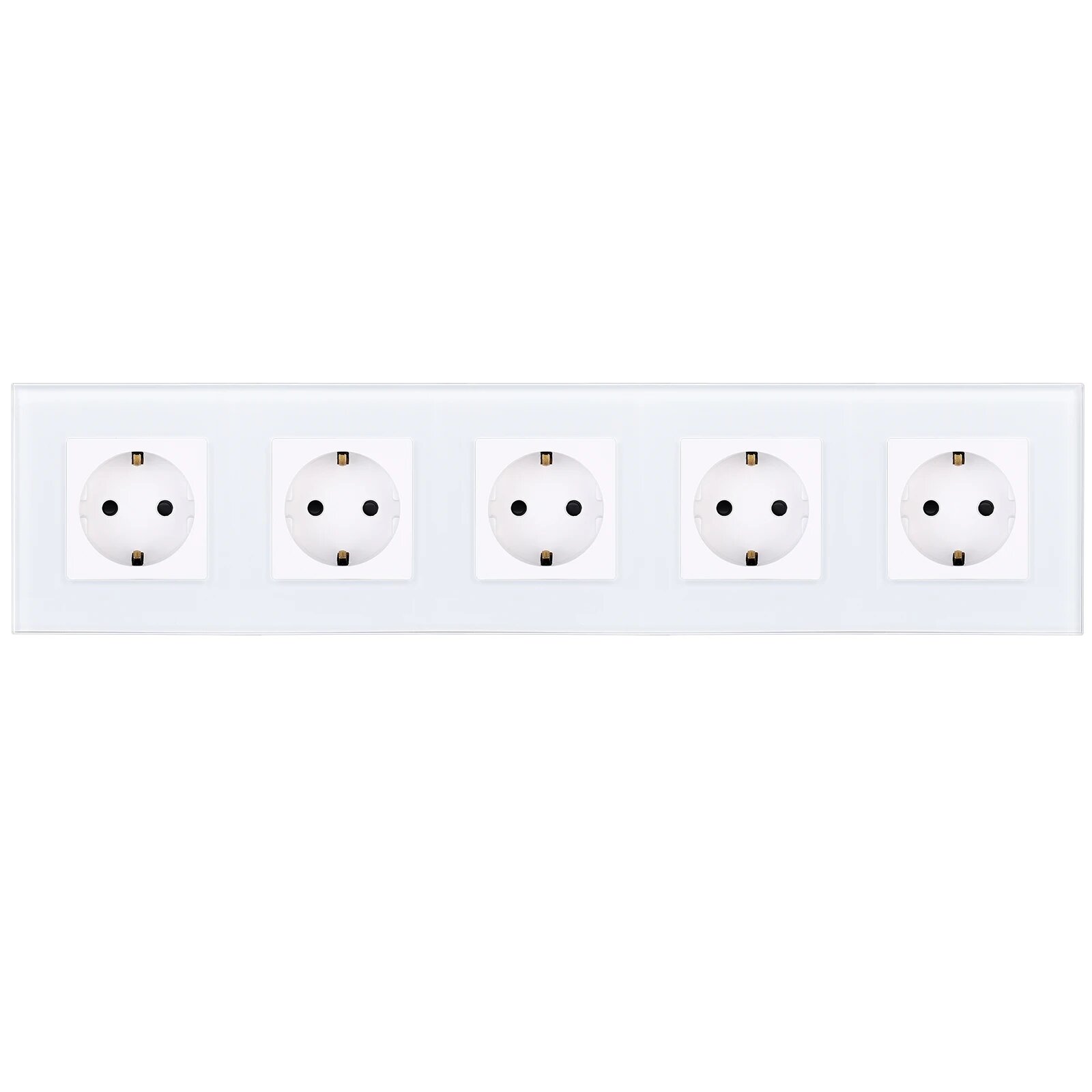 Розетка настенная Bingoelec EU, 5 гнезд, white 5