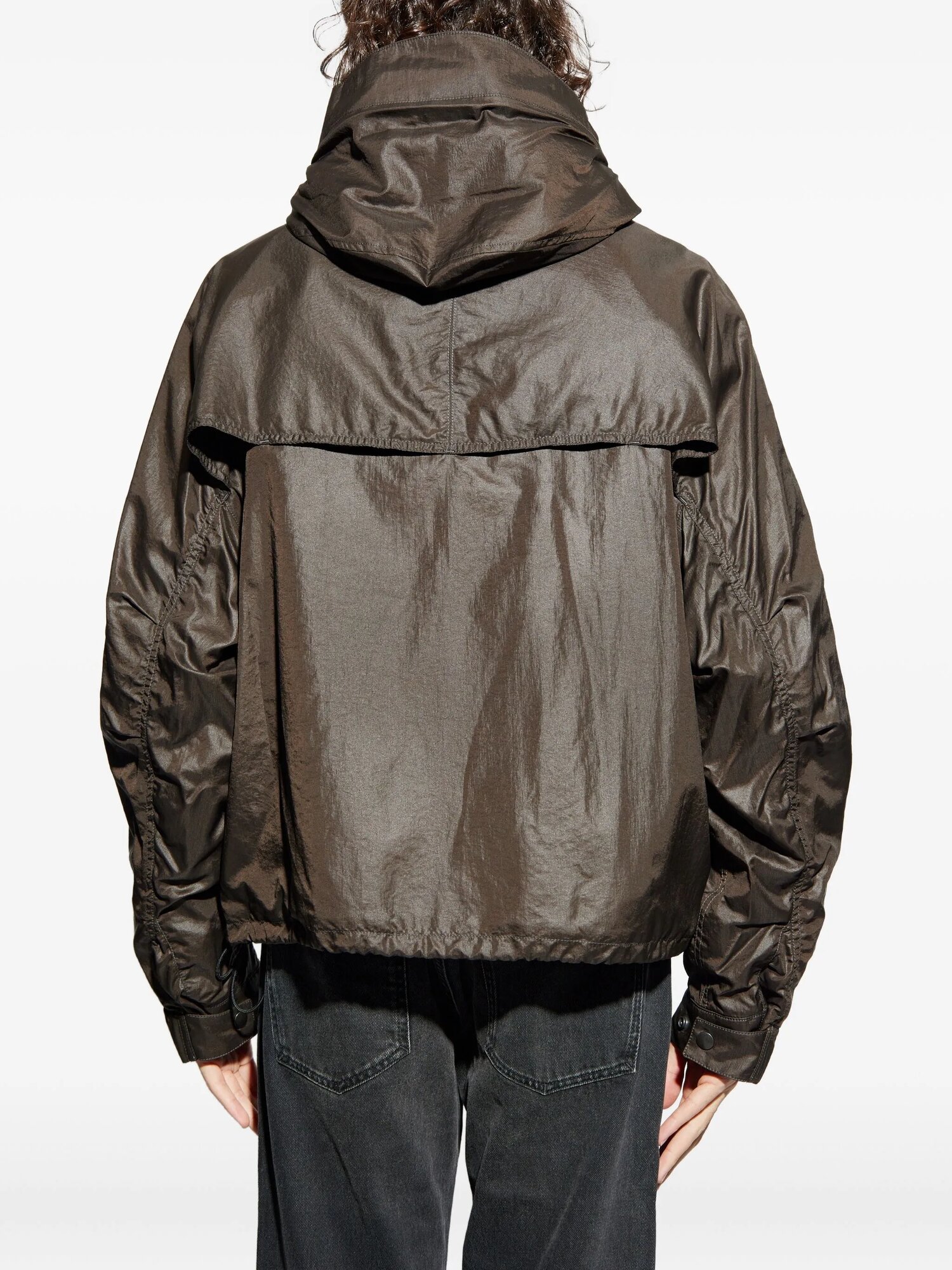 Куртка LEMAIRE Hooded pocket jacket, размер 50, brown — фото 1