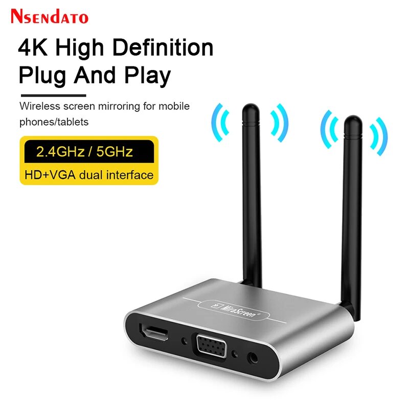 Беспроводной автомобильный Wi-Fi дисплей Nsendato