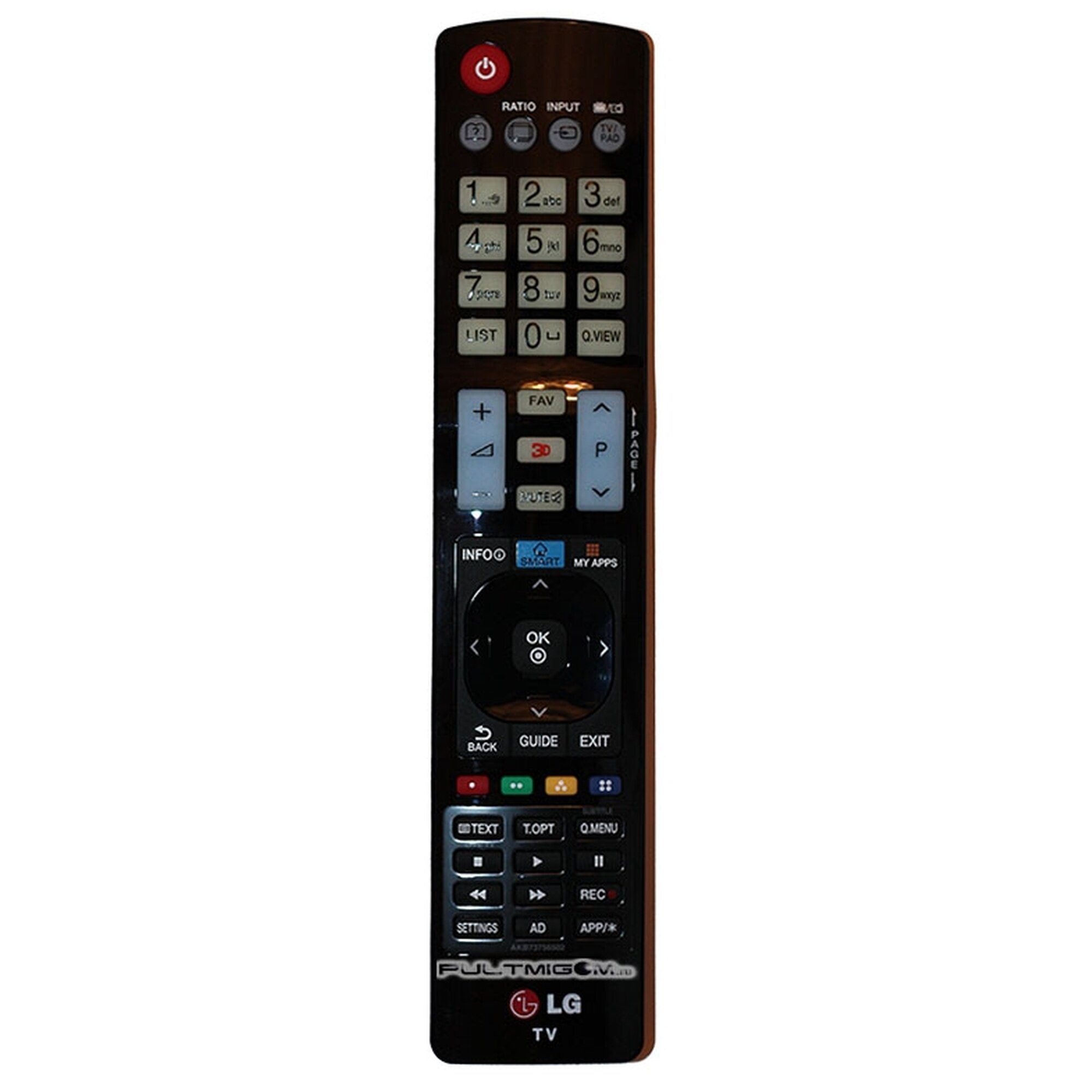 Пульт дистанционного управления LG AKB73756502, для телевизоров LG, оригинальный