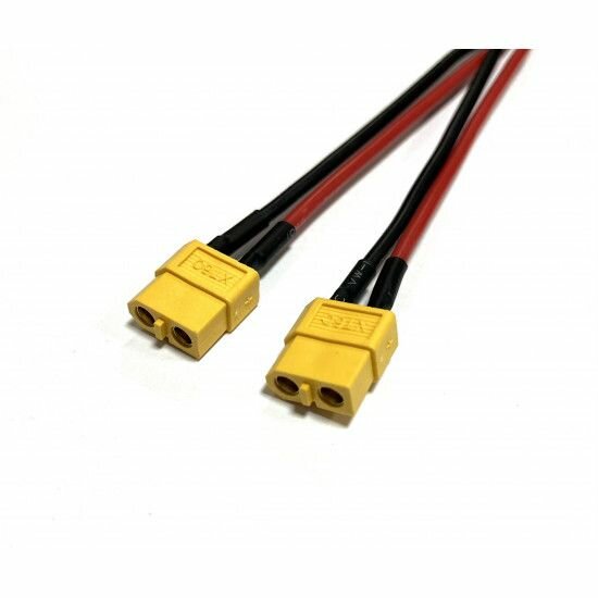 Разъем переходник разветвитель XT60 папа - 2 х XT60 мама 15 см AWG 16