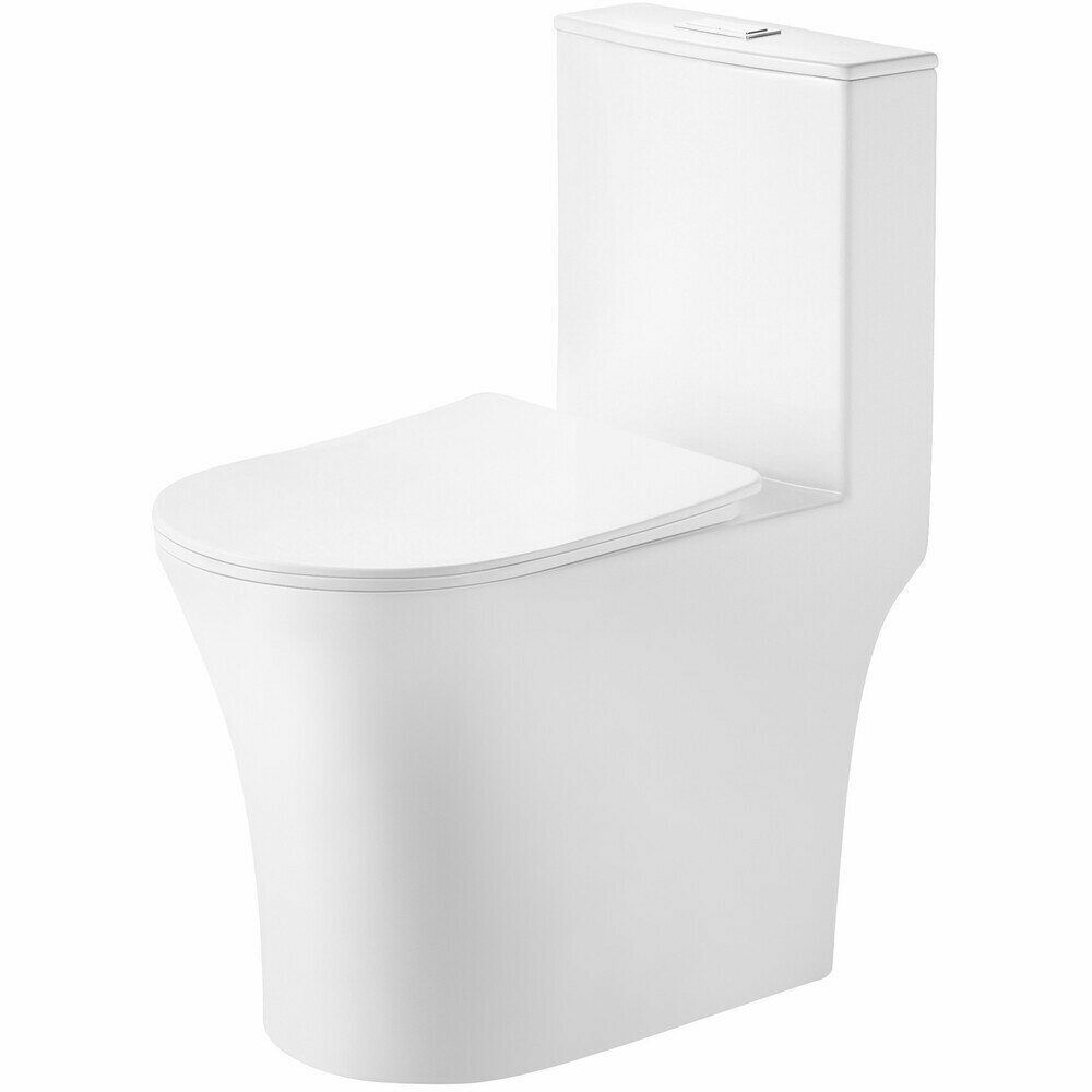 Унитаз Grossman Thin Rim GR-5607SQ моноблок безободковый торнадо