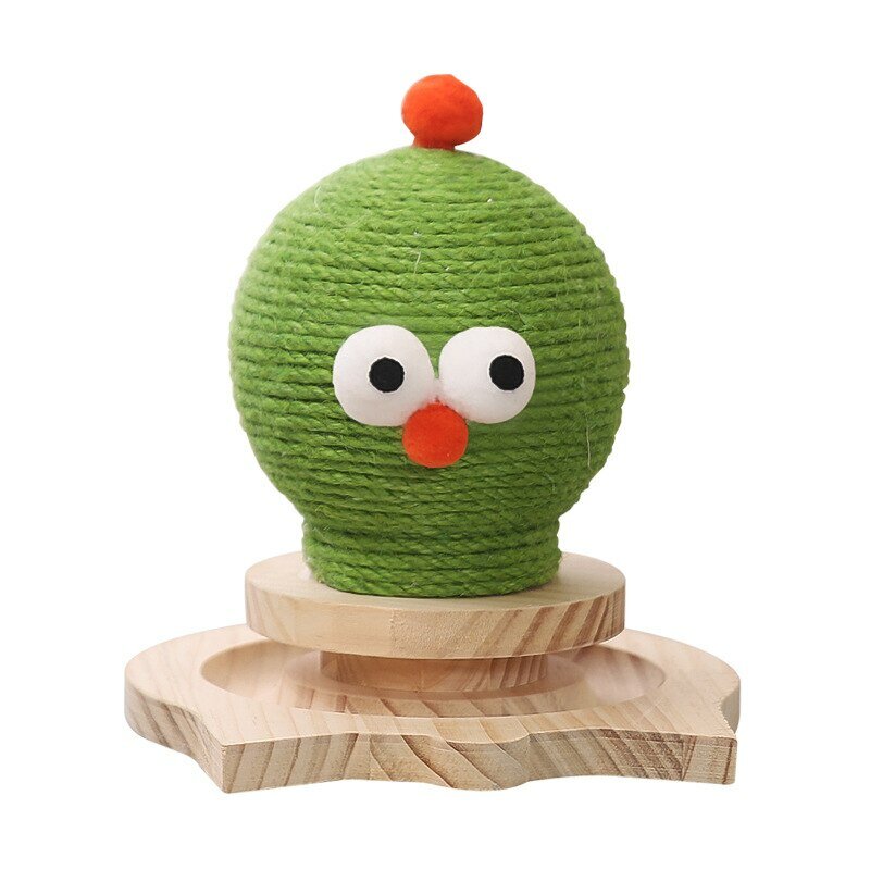 Новый Sisal шар крутний стол деревянная дошка для царапин кошка игрушка