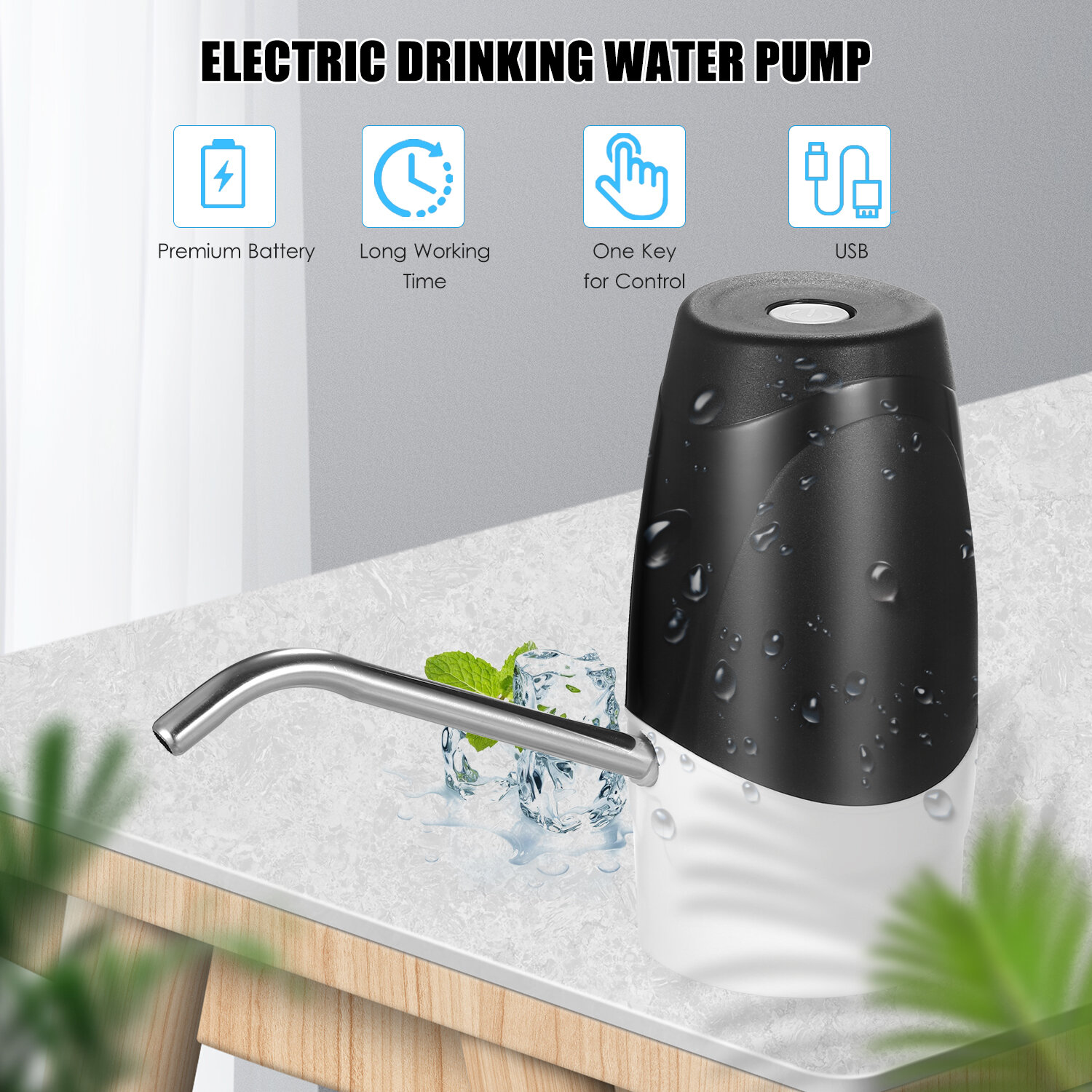 USB насос для воды с автоматическим дозированием
