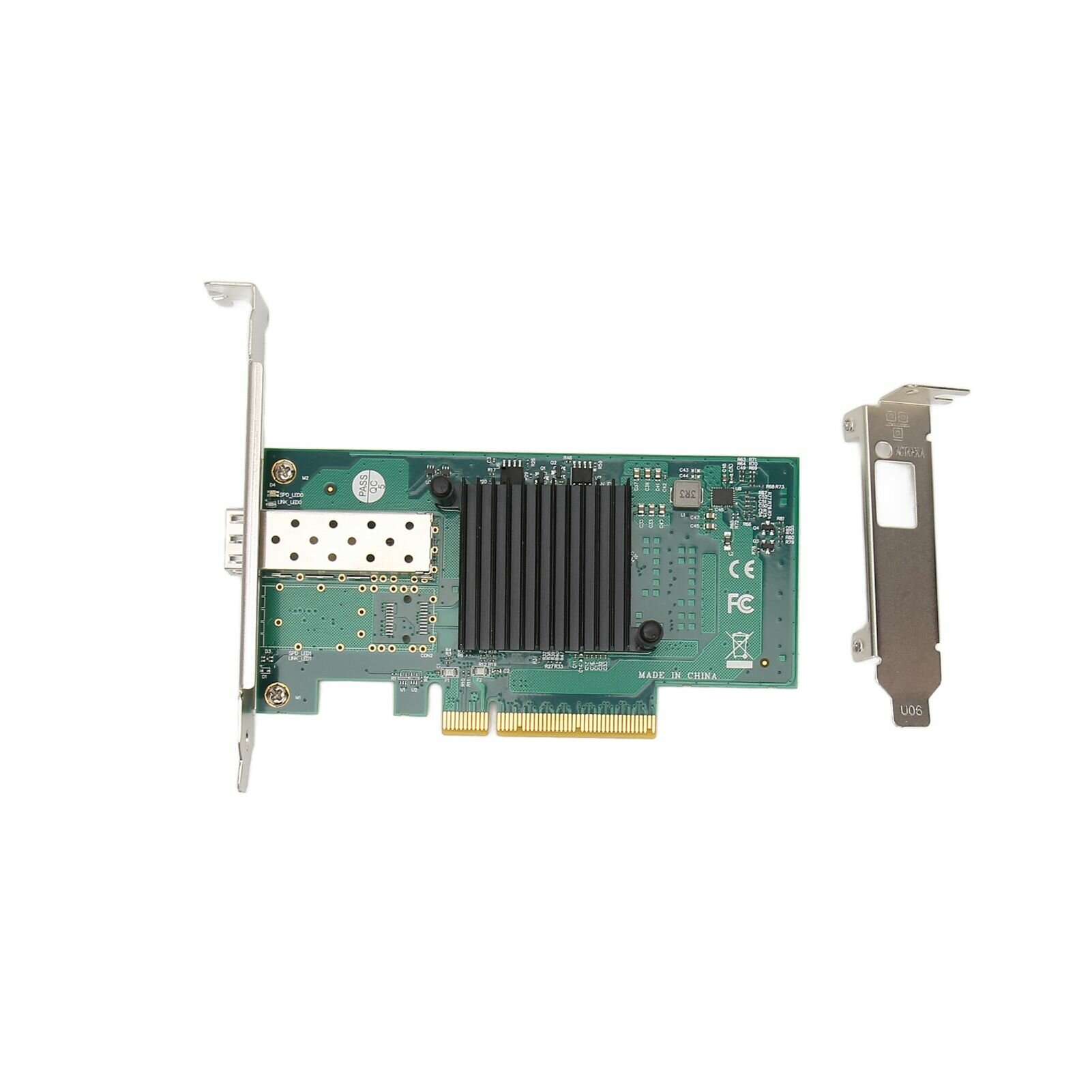 Сетевая карта 10 Гбит/с, PCIe X8, SFP LC, WoL, iSCSI, для сервера