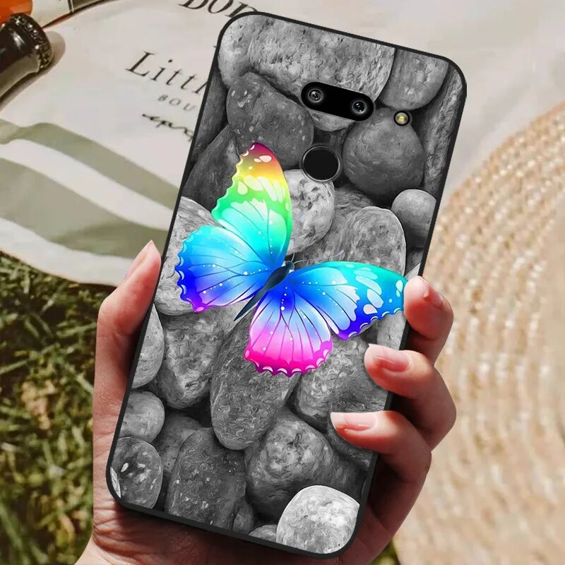 Чехол для LG G8 ThinQ, силикон, цвет 50