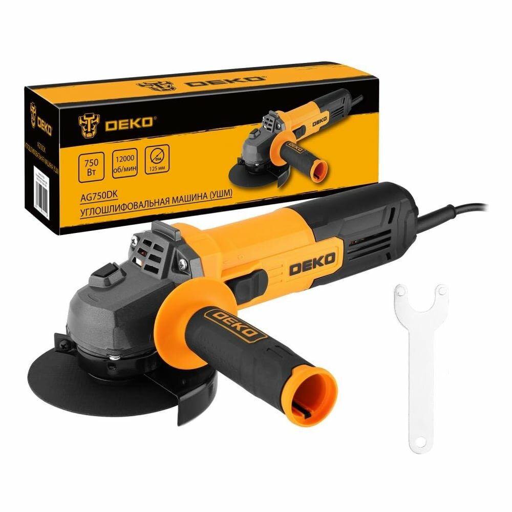 Углошлифовальная машина DEKO AG750DK