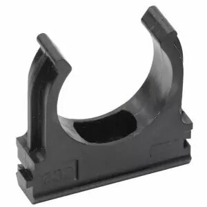 Держатель IEK CTA10D-CF32-K02-050 с защелкой 32мм пластик черный (упак:1шт)