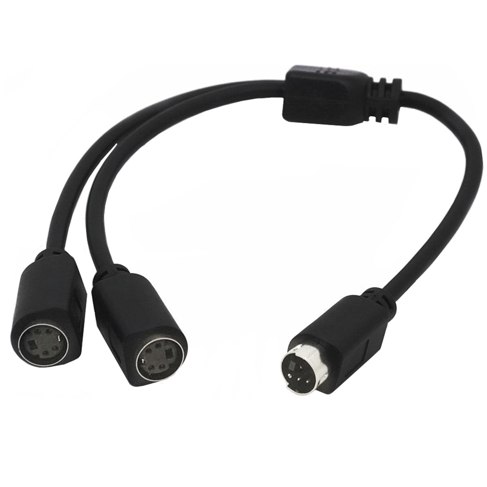 S-Video 4 Pin Mini DIN Y Разветвитель Кабель 1 Male to 2