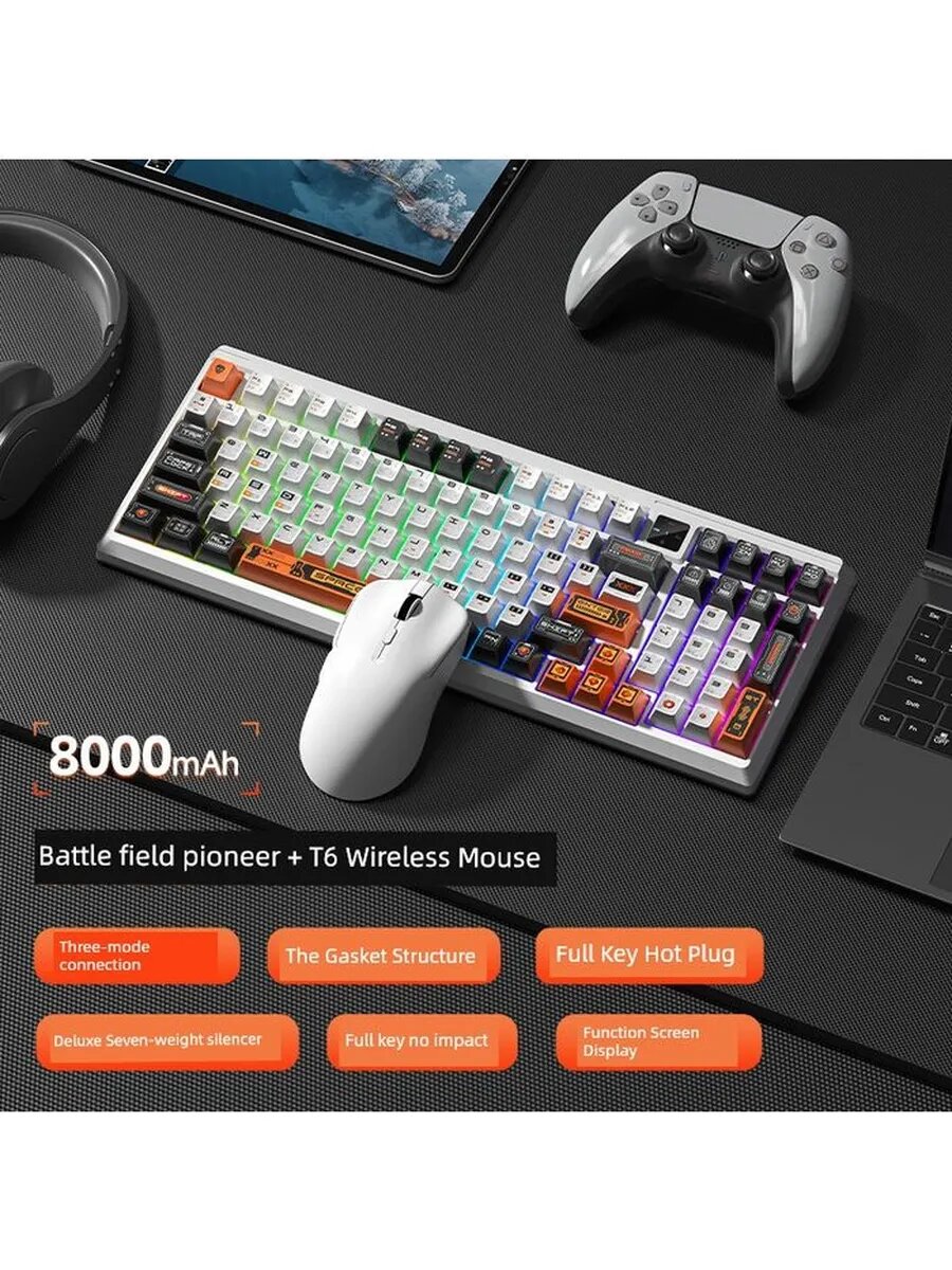 Langtu T98-Боевой Домен, Ось Сянъюнь-8000mAh+Мышь T6