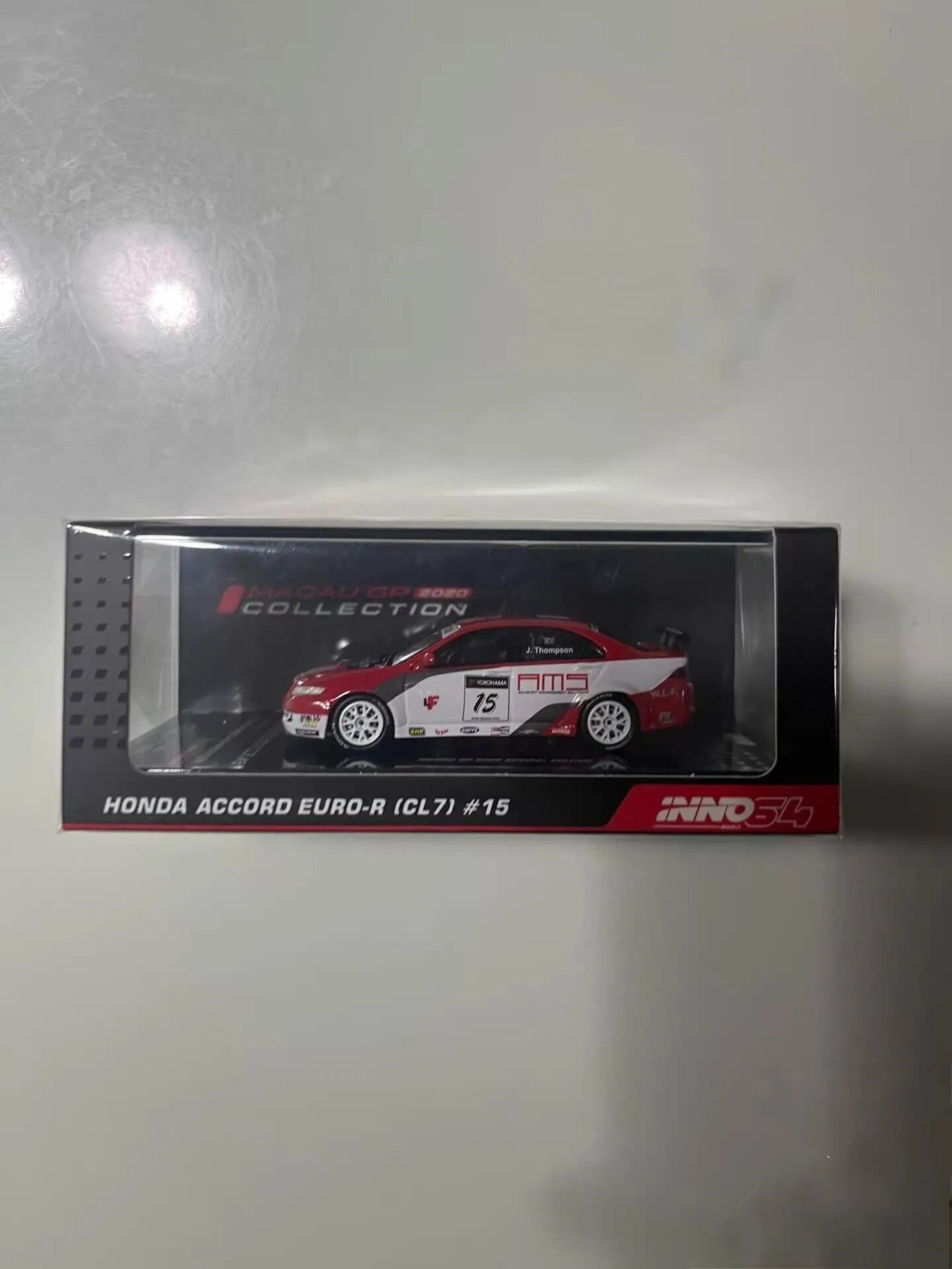 Машинка INNO 1/64 HONDA ACCORO EURO-R (CL7)#15 N.TECHNOLOGY WTCC 2008 JAMES THOMPSON Die-cast Alloy Car Model Collection Gift