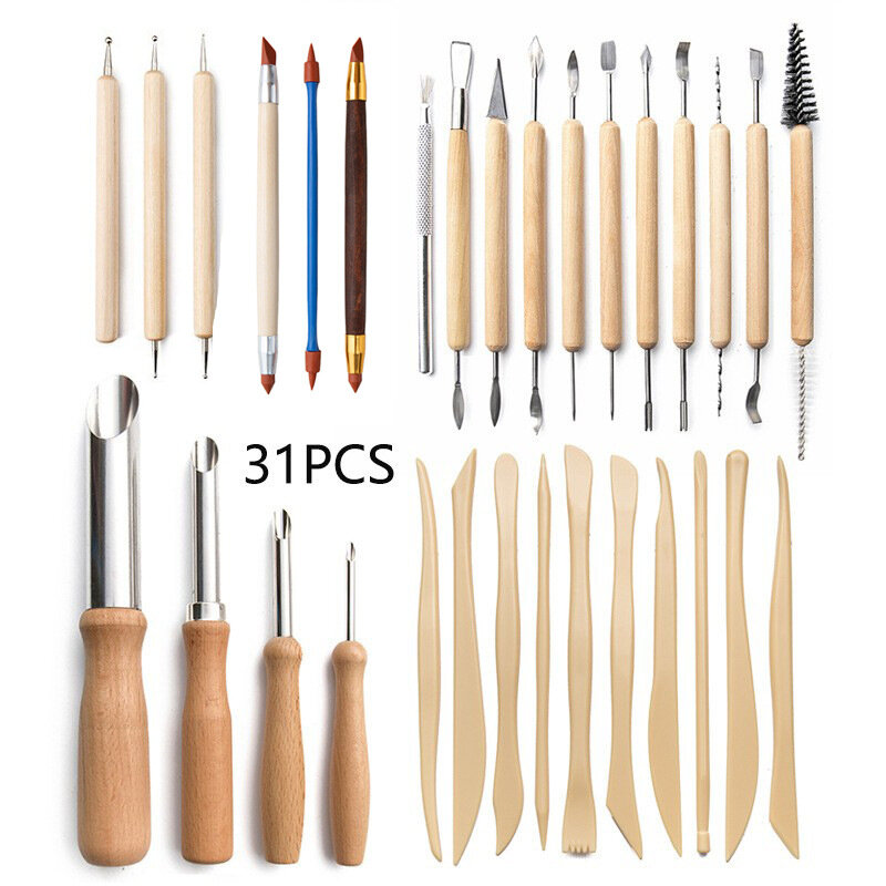 Набор гончарных инструментов, 31 предмет