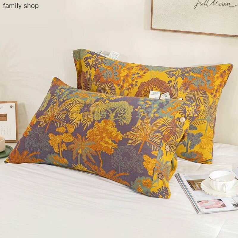 Наволочка Homely Shop, Муслин, 50x70 см / Комплект наволочек (набор 2 шт.)