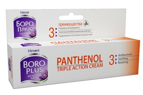 Himani boro plus боро плюс пантенол крем тройного действия 60 мл