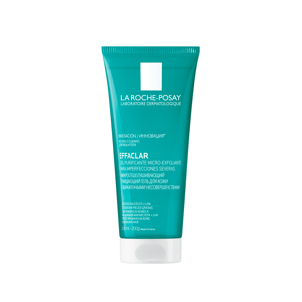 LA ROCHE-POSAY EFFACLAR очищающий микроотшелушивающий гель для кожи С выраженными несовершенствам