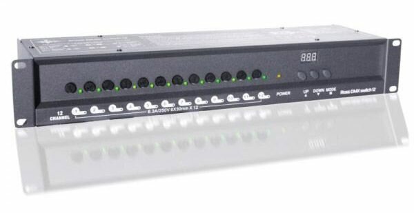 SWITCH-12 DMX, Блок прямых включений EURO DJ SWITCH-12 DMX