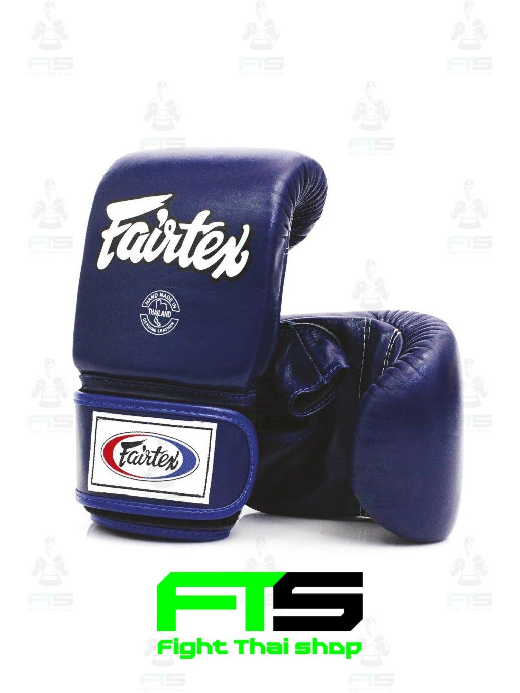 Боксерские перчатки снарядные Fairtex TGO3 размер L, цвет: синий