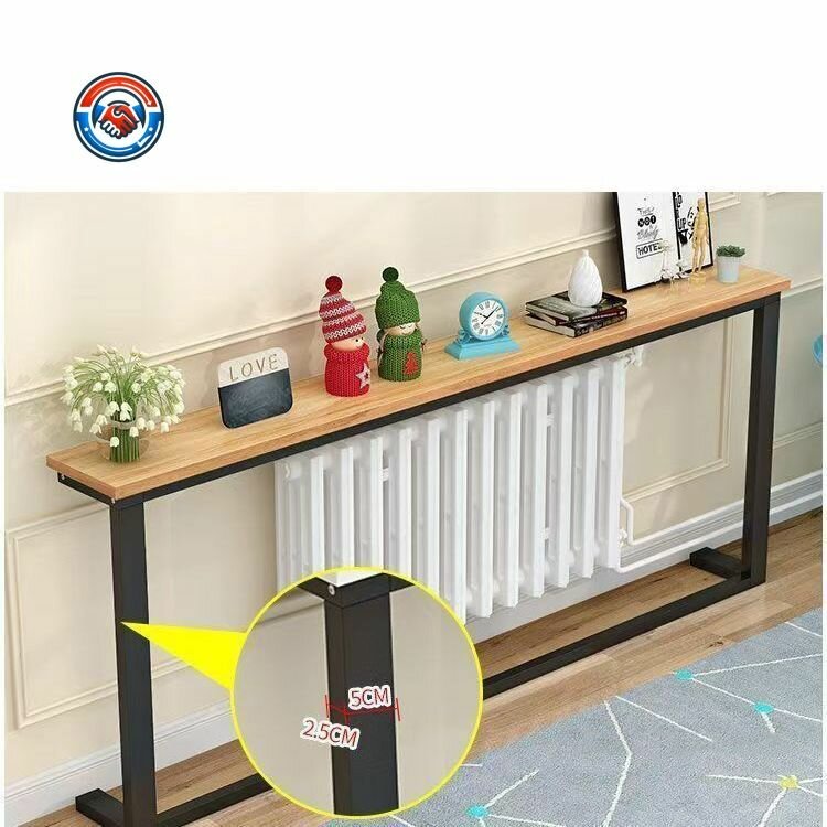 Полка задняя для дивана, компактный органайзер на металлическом каркасе, простой монтаж, лофт-стиль, узкая консоль для книг и мелочей, экономия места в маленькой квартире