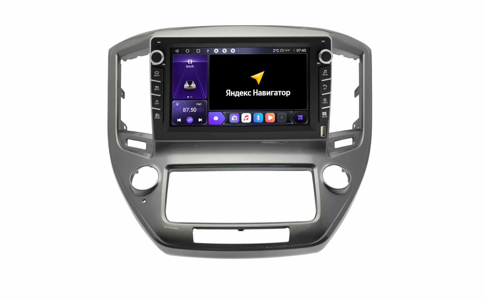 Магнитола Toyota Crown 2012 - 2018 / 9 дюймов с кнопками, 4/64GB, 8 ядер, DSP, 4G, Android 10 / Wide Media
