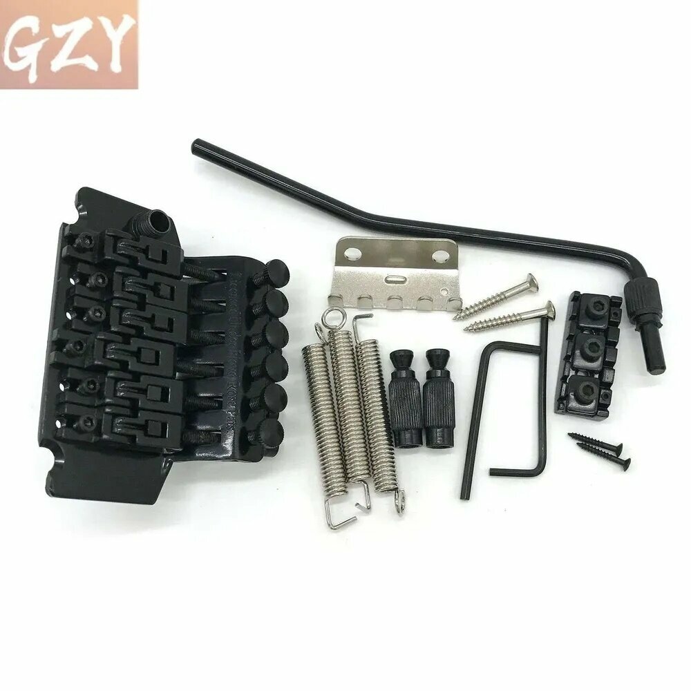 Аксессуар для струнных, Черная система двойного трепетания модели Floyd Rose, 15 видов 1 компл