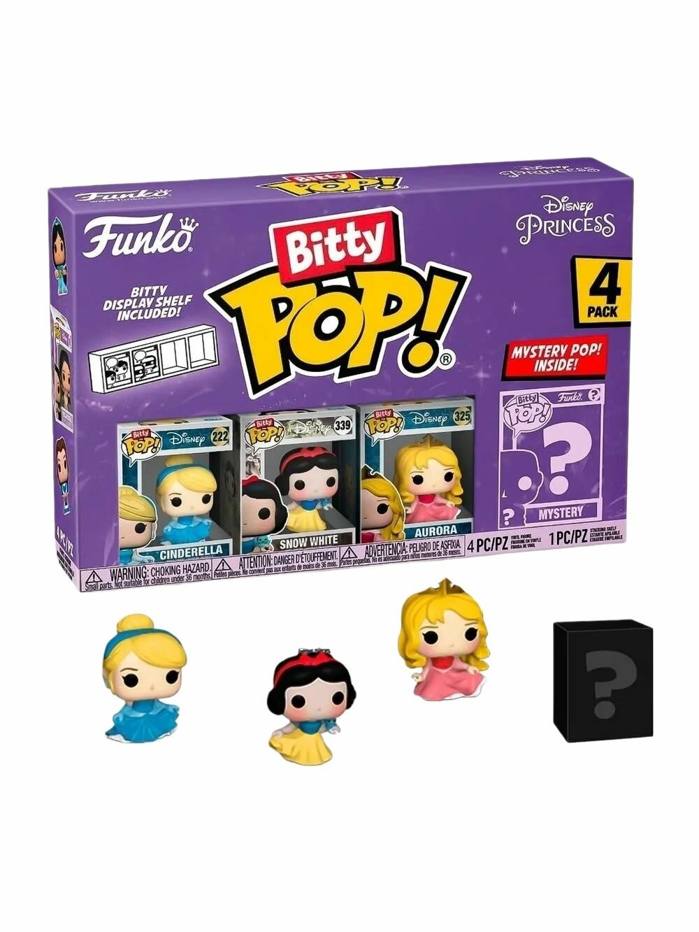 Битти Поп: Дисней Принцессы - Золушка (набор 4 шт) funko pop