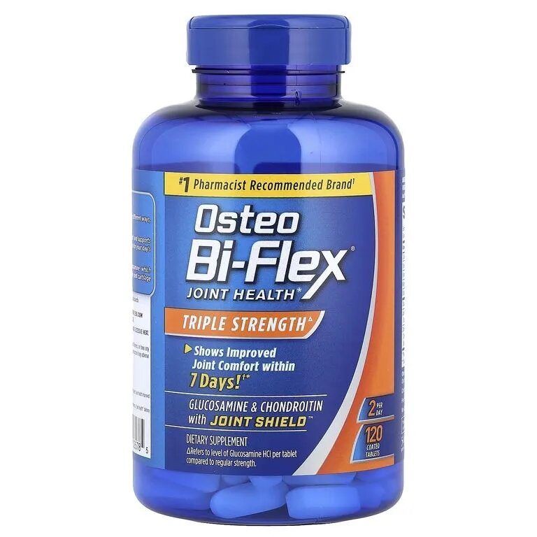 Osteo Bi-Flex Joint Health, для суставов, утроенная сила, в оболочке, 120 шт.