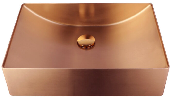 Накладная раковина AltroBagno Futuro 001015 RaSp матовая медь