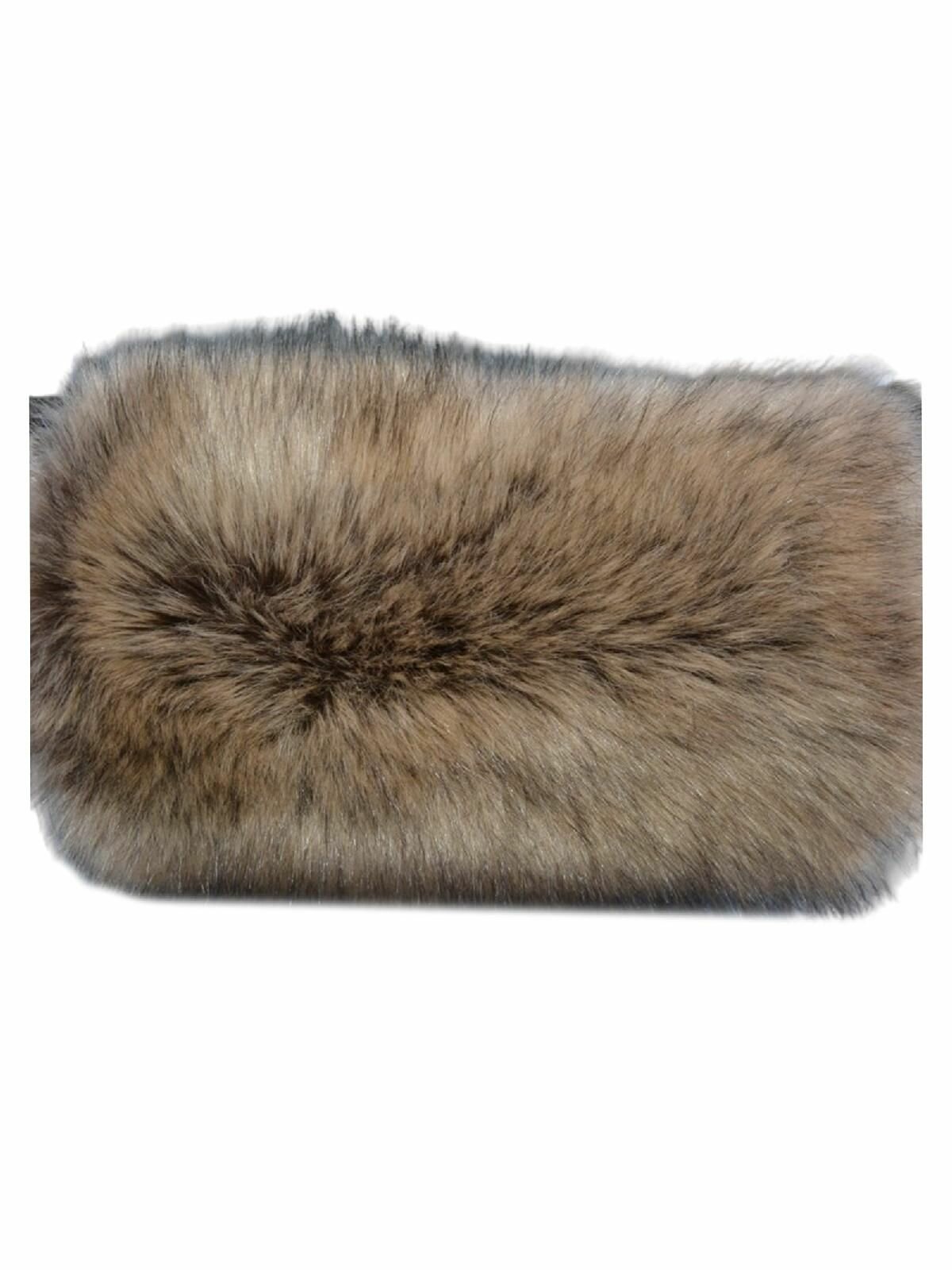 Муфта для рук из искусственного меха, зимние теплые плюшевые муфты для взрослых, Элегантные муфты для рук, создающие уютное зимнее тепло для рук, цвет меха