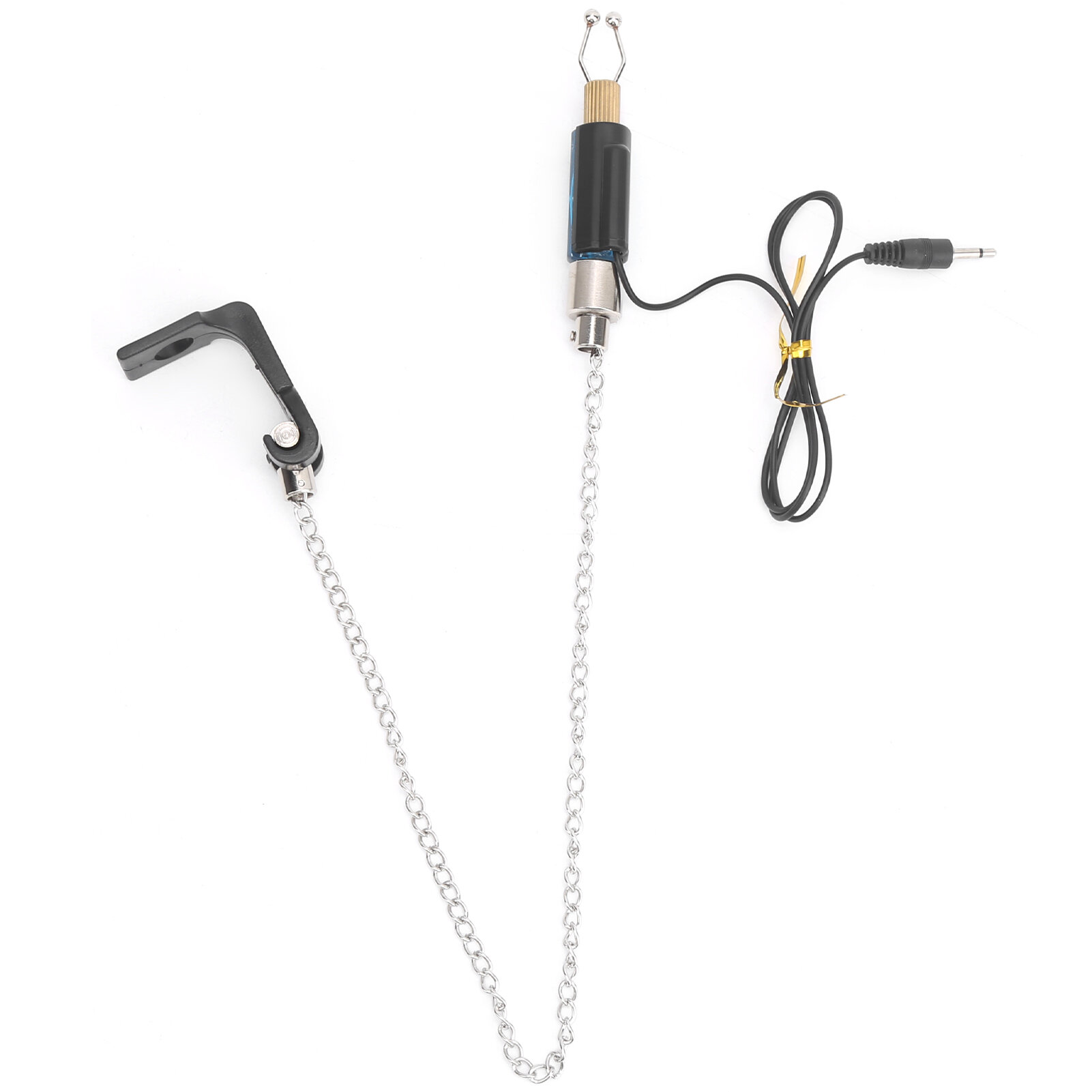 Индикатор поклевки с подвесом, проводное сигнальное устройство, аксессуар для удилища, синий