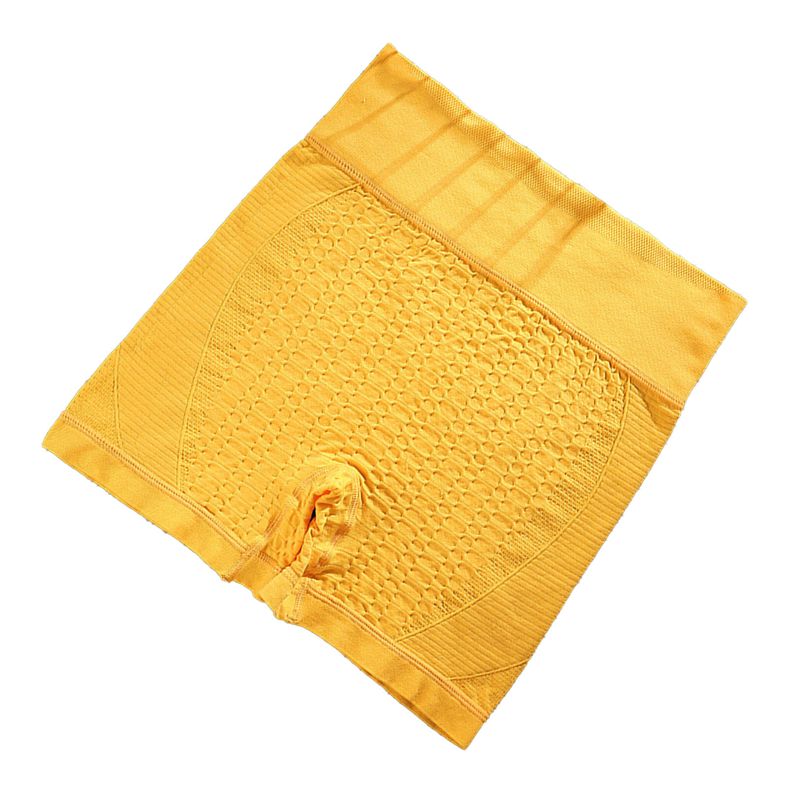 Женские шорты для фитнеса с высокой талией, утягивающие, бесшовные, эластичные, дышащие, для йоги и тренировок, желтые, универсальный размер