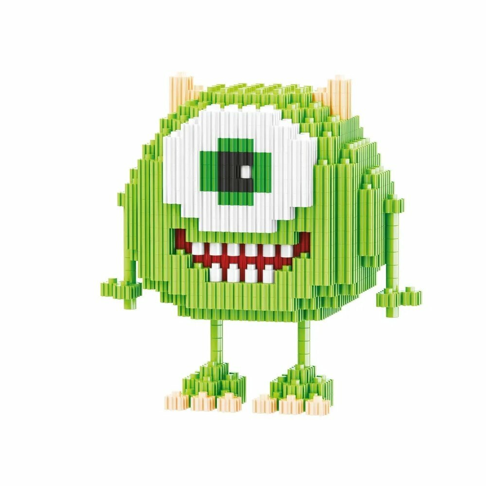 3Д Конструктор PIXEL ART, Майк Вазовский из мини блоков, 355 деталей