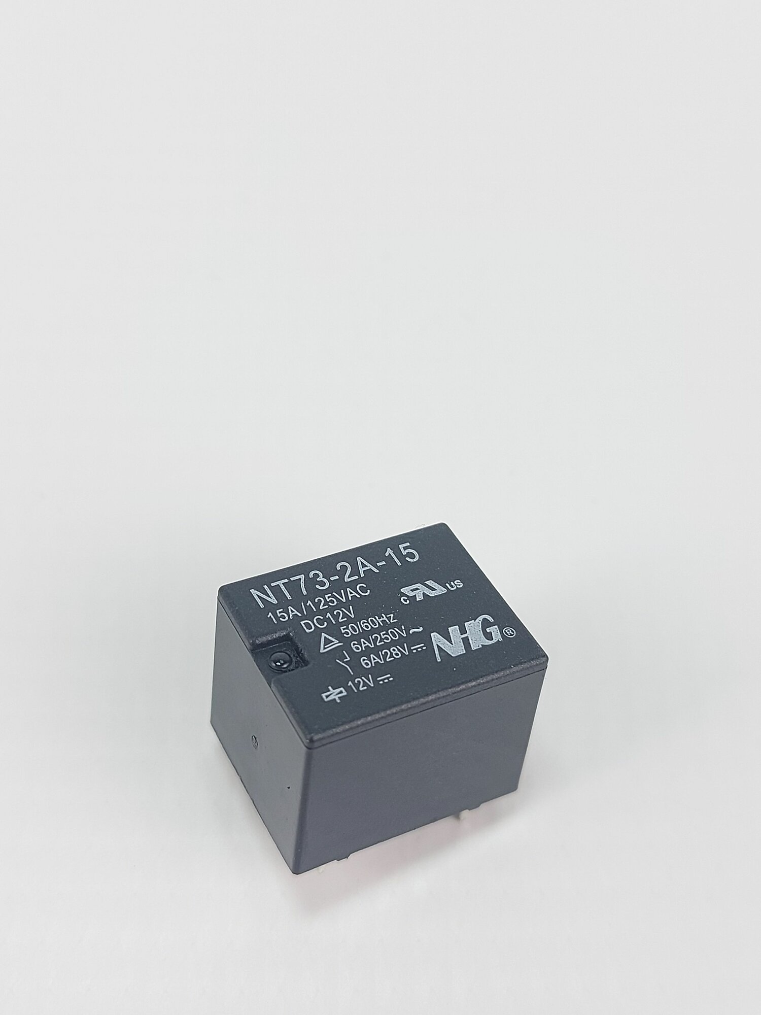 Электромагнитное реле NT73-2-A-15-DC12V (JQC-3F) SPST-NO 15A/12V