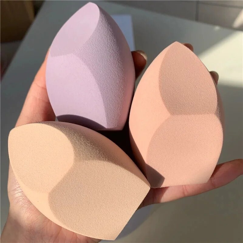 Губка для макияжа Mix color-3pcs