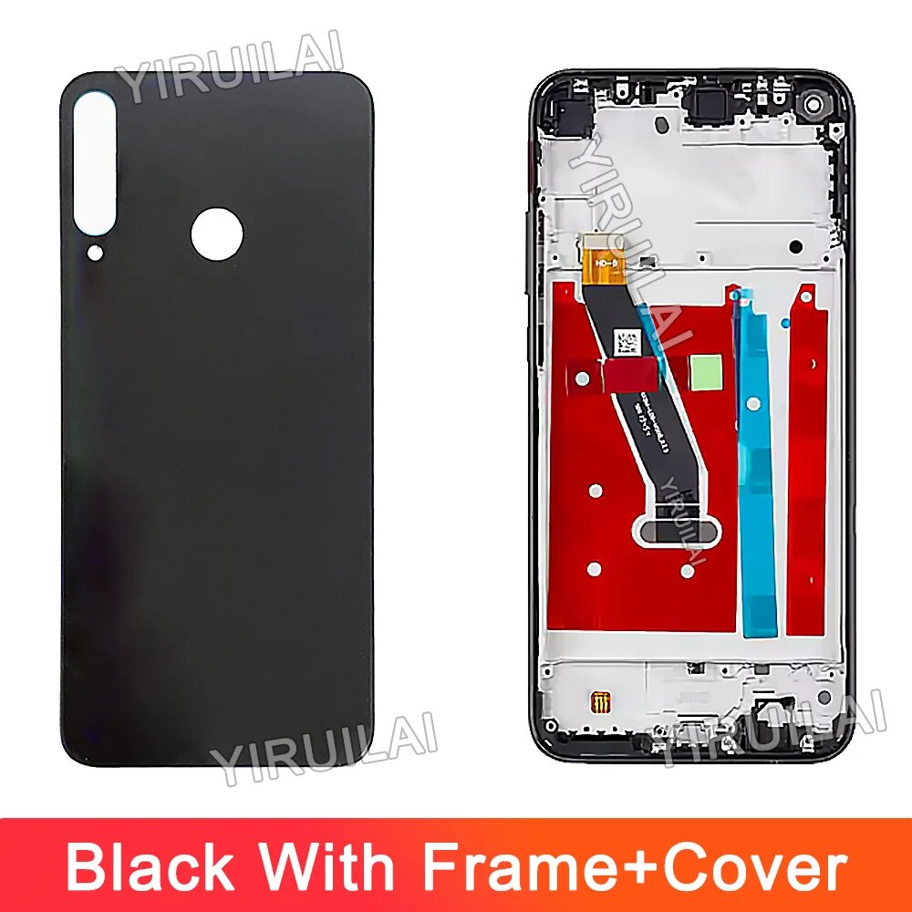 Для Huawei P40 Lite E ART-L28, ART-L29, ART-L29N ЖК-дисплей с сенсорным экраном в сборе для Huawei Y7P 2020, ЖК-экран Black Frame Cover