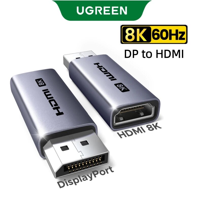 UGREEN Адаптер DisplayPort в HDMI 2-Pack DP to HDMI