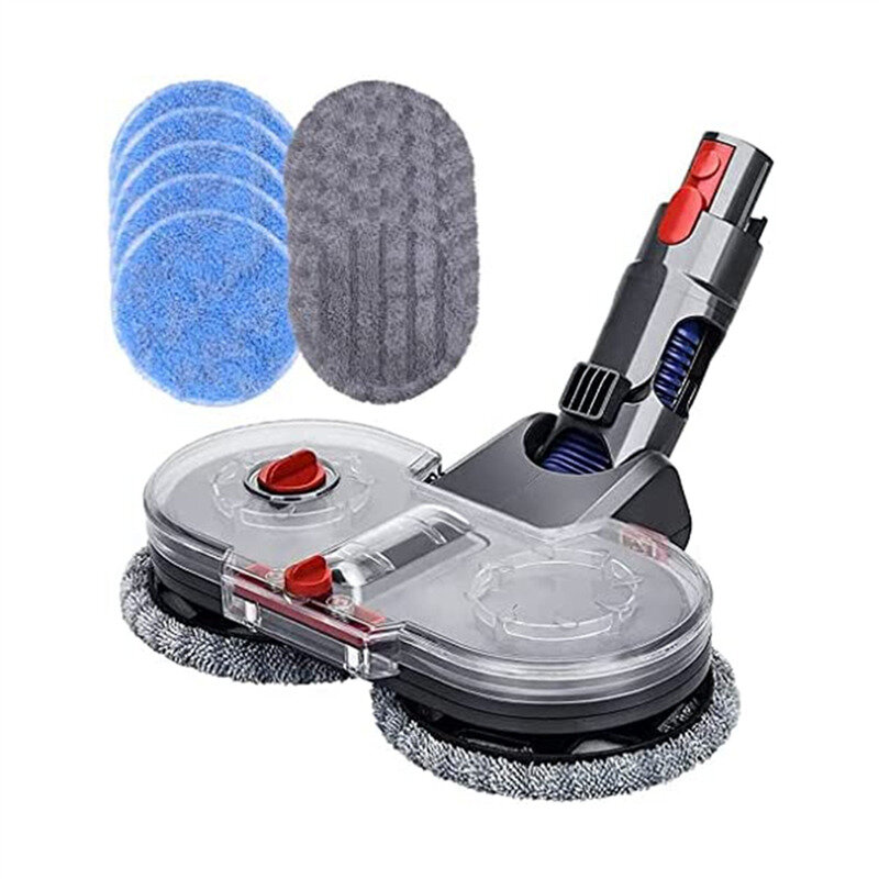 Электрическая насадка для швабры для пылесоса Dyson V7 V8 V10 V11 V15 со съемным резервуаром для воды, набор из 10 насадок для швабры